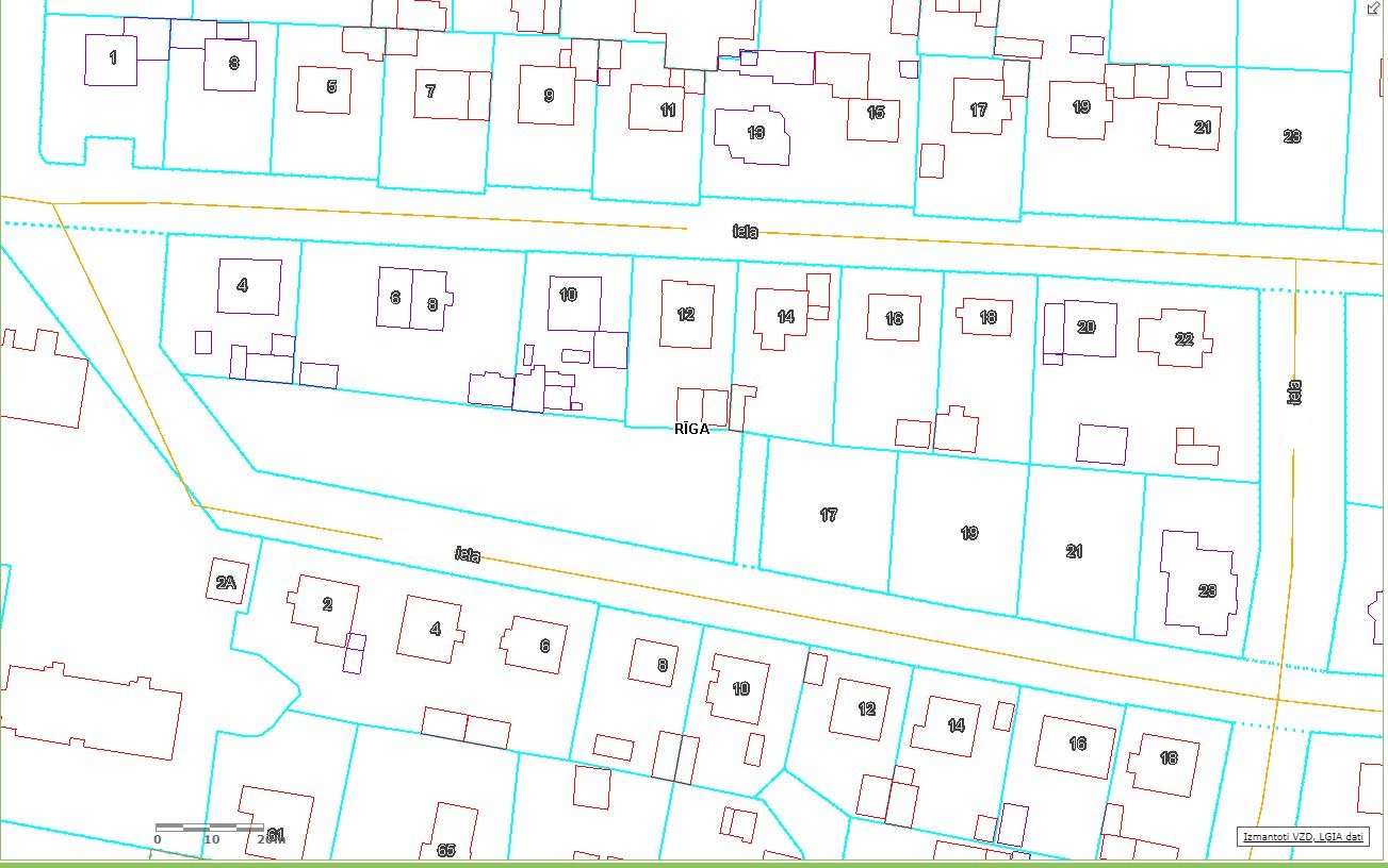 Kā informācija tiek attēlota Kadastra kartē (portālā Kadastrs.lv ...